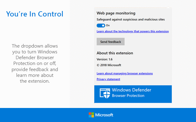 Microsoft releases Windows Defender browser extension for Google Chrome ...
