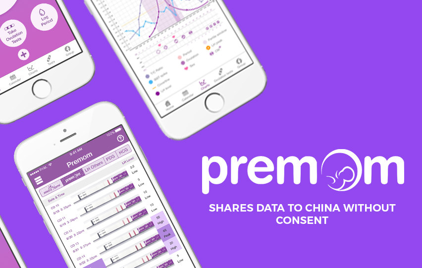Premom Shares User Data to Chinese Firms without User Consent | Myce Blog